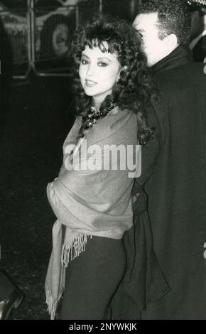 Hawaiian model and TV Presenter Marie Helvin, USA 1987 Stock Photo - Alamy