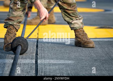 Senior Airman Jacob Handler, 374th Civil Engineer Squadron power ...