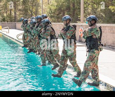 Partner nation students attending the Patrol Craft Officer Riverine ...