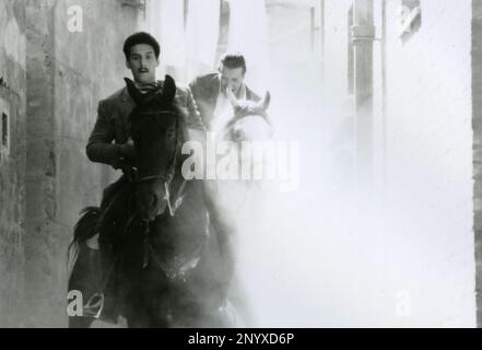 Actors John Turturro and Christopher Lambert in the movie The Sicilian ...