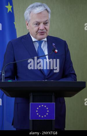 European Justice Commissioner Didier Reynders pictured during events to ...