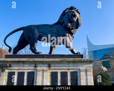 Reading, Berkshire. Forbury Square, Maiwand memorial to the Afghan ...