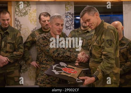 Norwegian Army Lt. Col. Pererik Bjørnstadråten, the commander of ...