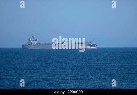 Iran's military ship IRIS Makran floats off Arpoador beach in Rio de ...