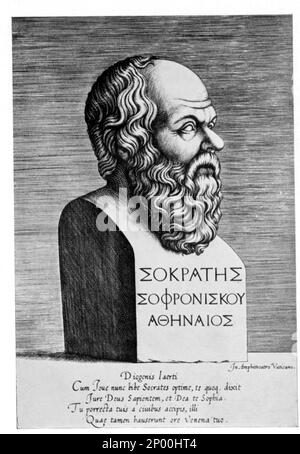Portrait of philosopher Socrates; Socrate Filosofo Greco; Portraits to ...
