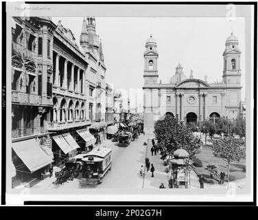 Plaza de Constitution - Montevideo, Uruguay, circa 1890 Stock Photo - Alamy