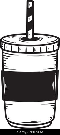 soda in take away pot Stock Vector Image & Art - Alamy