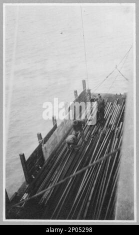 Transport of rails. Frank and Frances Carpenter collection , Gift; Mrs ...