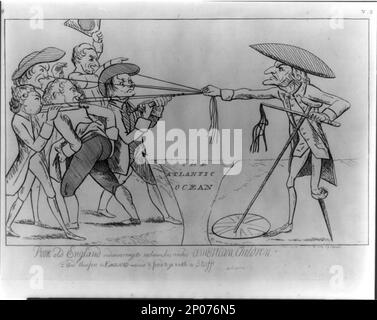 Poor old England endeavoring to reclaim his wicked American children ...