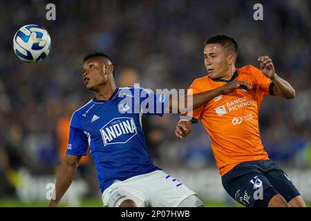Layan Manuel Loor of Ecuador's Universidad Catolica, left, and Daniel ...