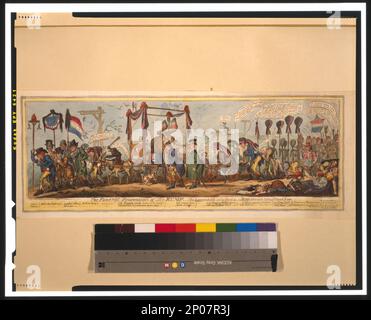 The funeral procession of the rump Stock Photo - Alamy