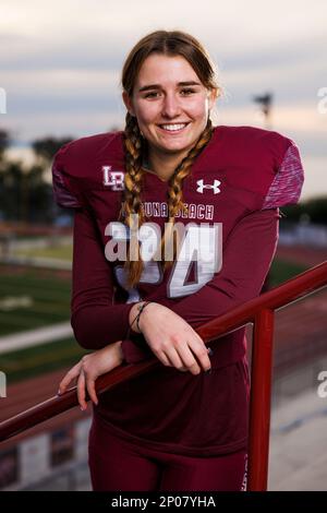 Bella Rasmussen poses for a portrait, February 2, 2023 in Laguna Beach ...