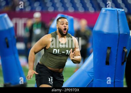 Penn State defensive lineman PJ Mustipher poses for a portrait at the ...