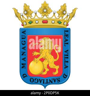Vector design of the Coat of Arms of the capital city of Santiago Chile ...