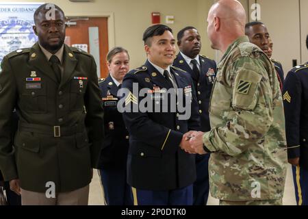 U.S. Army Sgt. Kevin Izquierdo, assigned to the 14th Field Hospital ...