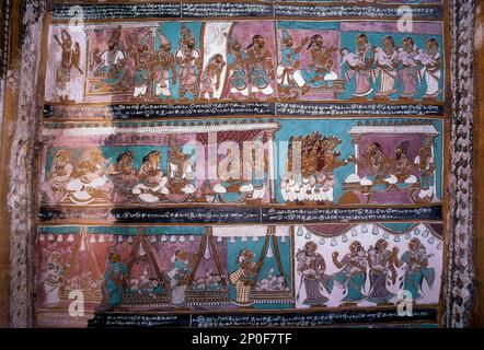 16th century Ramayana murals in Alagar Kovil, Alagar koyil Vasantha ...