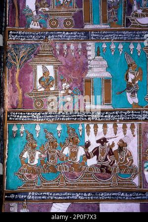 16th century Ramayana murals in Alagar Kovil, Alagar koyil Vasantha ...