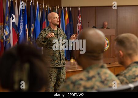 Lt. Gen. David Bellon, commanding general of U.S. Marine Corps Forces ...