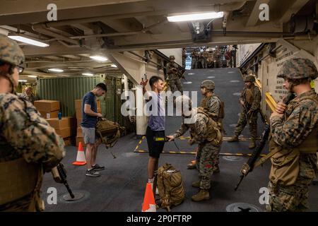 INDIAN OCEAN (Jan. 17, 2023) – U.S. Marines with Battalion Landing Team ...