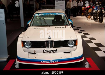 BMW 320 BMW Junior Team, racing car group 5 from 1977, rear spoiler ...