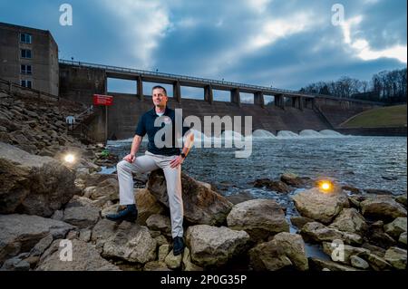 Scott Bartholomew, a civil engineer who specializes in hydraulic and ...