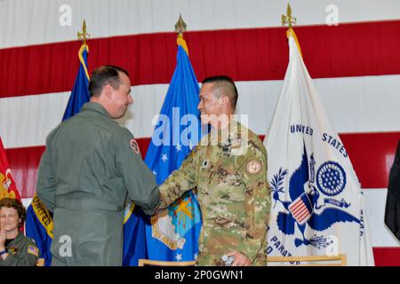 U.S. Navy Cmdr. Jeremy DeBons, outgoing Naval Test Pilot School ...