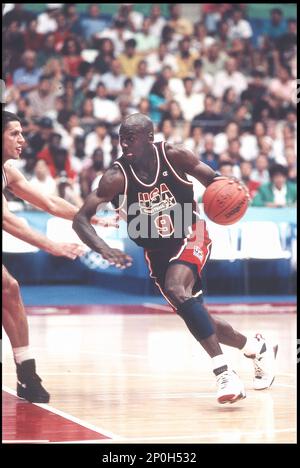 Michael Jordan (USA) at the 1992 Olympic Summer Games Olympic Summer ...