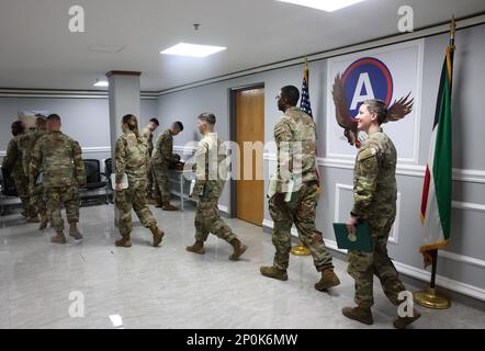 Area Support Group - Kuwait celebrates the end of a tour for dozens of ...