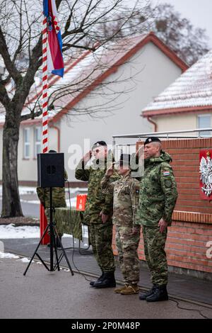 Croatian army Maj. Ivan Kamber, incoming commander of the 11th Croatian ...