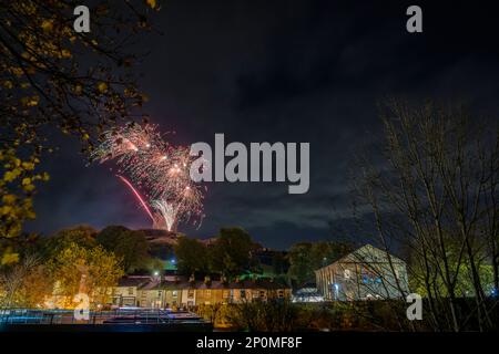 Clitheroe fireworks display from 2021 based on the famous castle ...