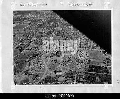 Georgia - Augusta, Aerial Photograph Stock Photo - Alamy