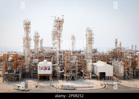 March 2, 2023, Bushehr, Bushehr, Iran: A view of South Pars Gas ...