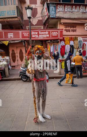 Street life of common people from Varanasi city, India Stock Photo - Alamy