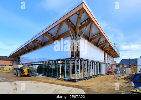 New transport bus metro hub being built and nearing completion at North ...