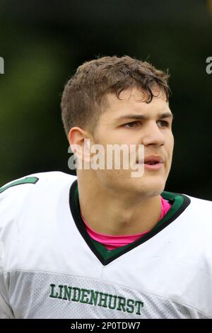 Lindenhurst's Jeremy Ruckert #1 is seen against Northport during a high ...