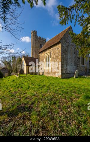 The village of Addington in Kent England UK Stock Photo - Alamy