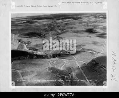 Hawaii - Kipapa Gulch, Aerial Photograph Stock Photo - Alamy