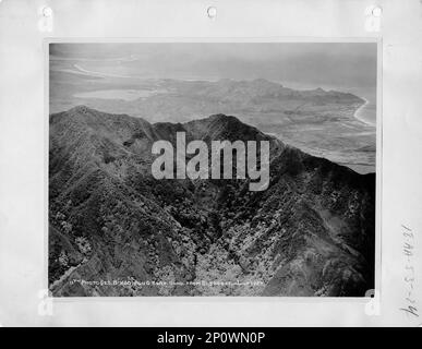 Hawaii - Puuiki Point through Puu Loa, Aerial Photograph Stock Photo ...