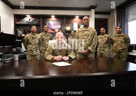 Colonel Daniel Diehl, 509th Bomb Wing Commander, and Chief Master Sgt ...