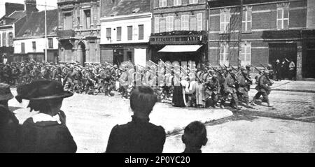 world war i, amiens, rue de beauvais, ww1, wwi, world war one Stock ...