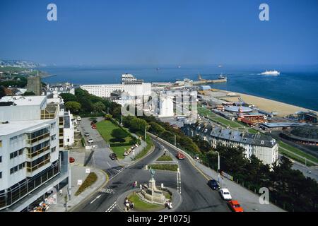 Rotunda amusement park, Marine Parade, Folkestone, Kent, England, UK ...