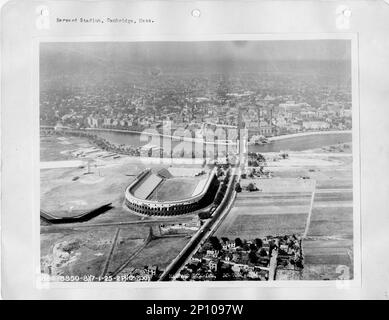 Massachusetts - Harvard Stadium, Aerial Photograph Stock Photo - Alamy