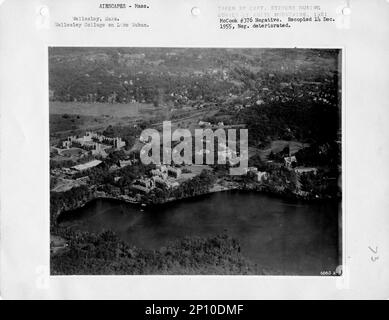 Massachusetts - Wellesley, Aerial Photograph Stock Photo - Alamy
