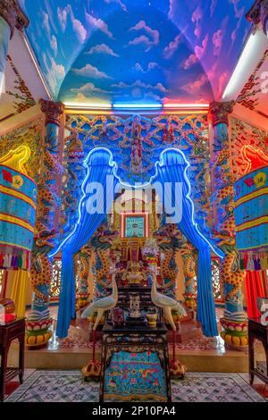 Cao Dai Temple Of Sa Dec, Vietnam Stock Photo - Alamy