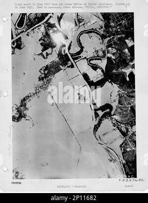 Missouri - Springfield through Utica, Aerial Photograph Stock Photo - Alamy