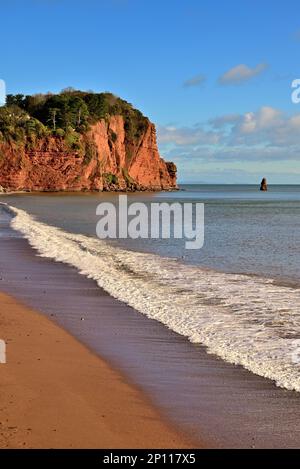 Holcombe beach and Hole Head, Teignmouth, South Devon Stock Photo - Alamy
