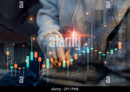 Planning, analyzing indicators and buying and selling strategies, stock ...