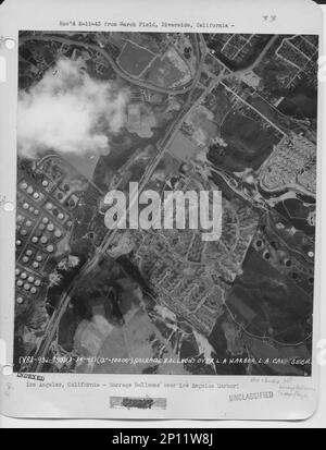 California - Long Beach, Aerial Photograph Stock Photo - Alamy