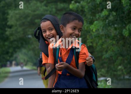 Picture of some under privileged poor innocent school boy Stock Photo ...