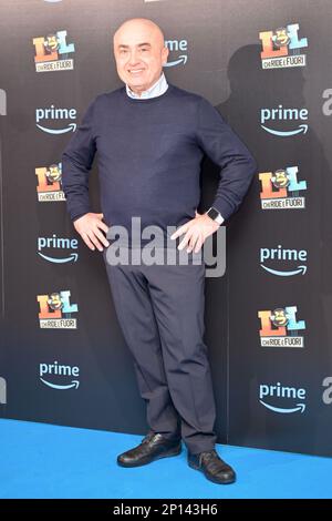 Paolo Cevoli during the presentation of the Italian game show Lol: Chi ...